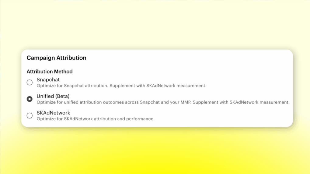 Snapchat introduces Unified Attribution to improve real-time campaign ...