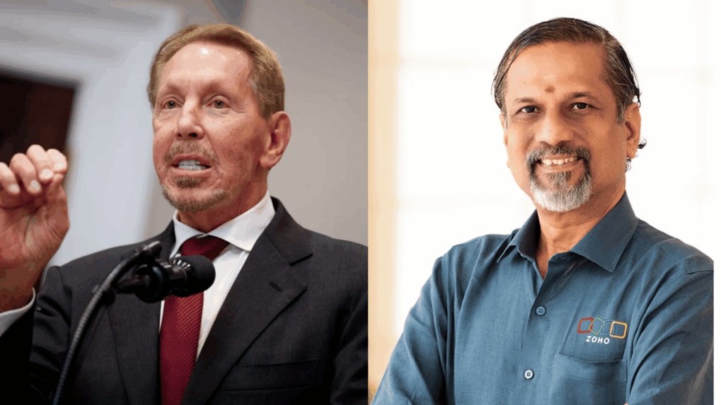 Oracle CTO Larry Ellison, Zoho founder Sridhar Vembu see private data ...